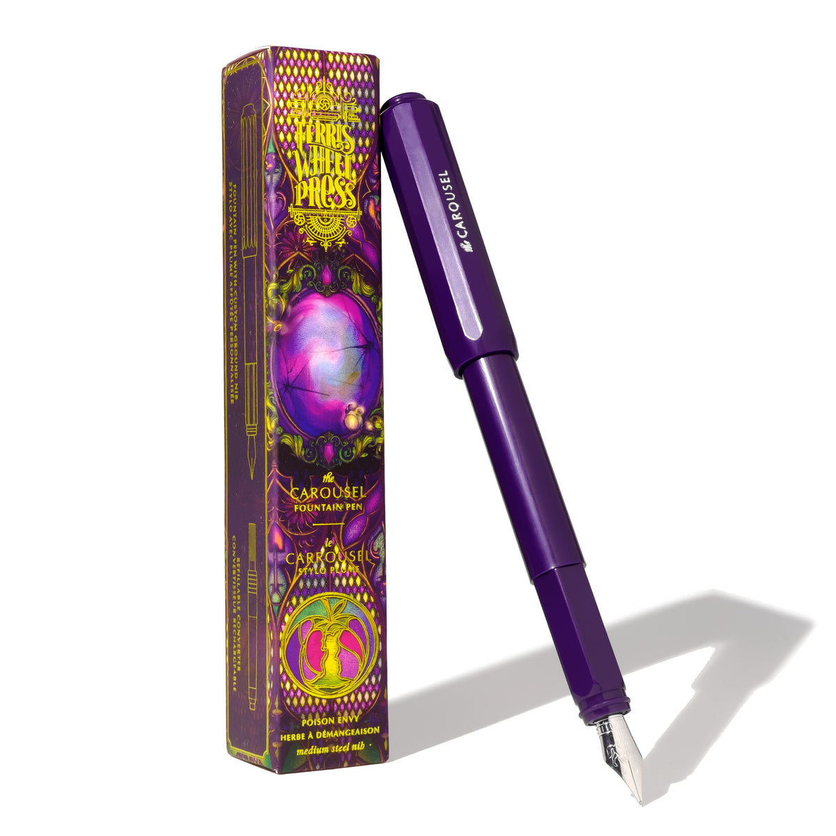 The Carousel Fountain Pen - Poison Envy — Ferris Wheel Press AU